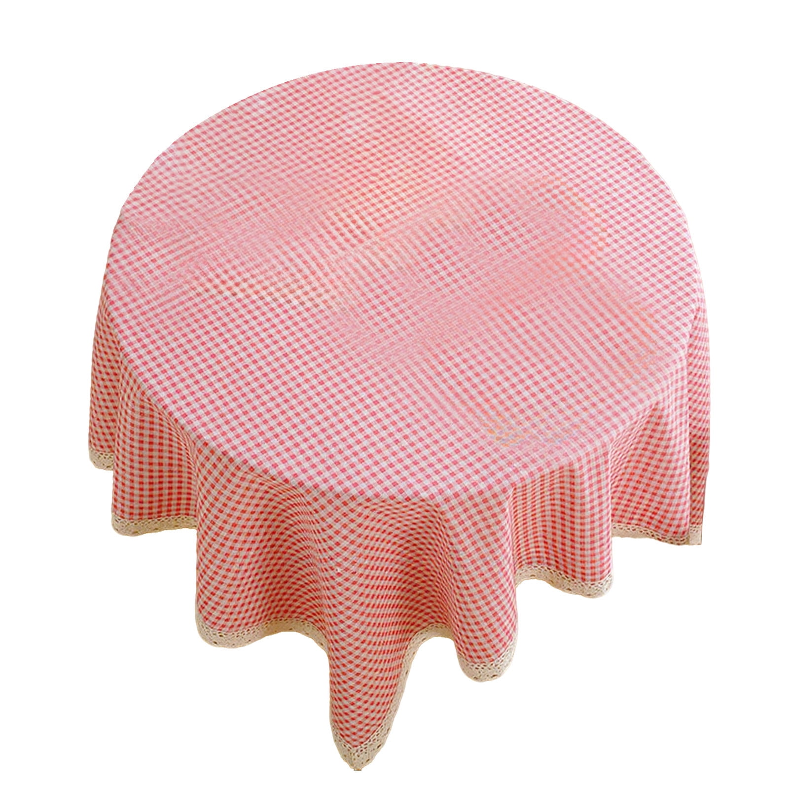 DefiDgd Christmas Checkered Tablecloth,Rustic Style Washable Plaid ...