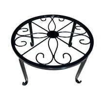 3 Pack Metal Plant Stands for Flower Pot, Heavy Duty Black Iron Potted ...
