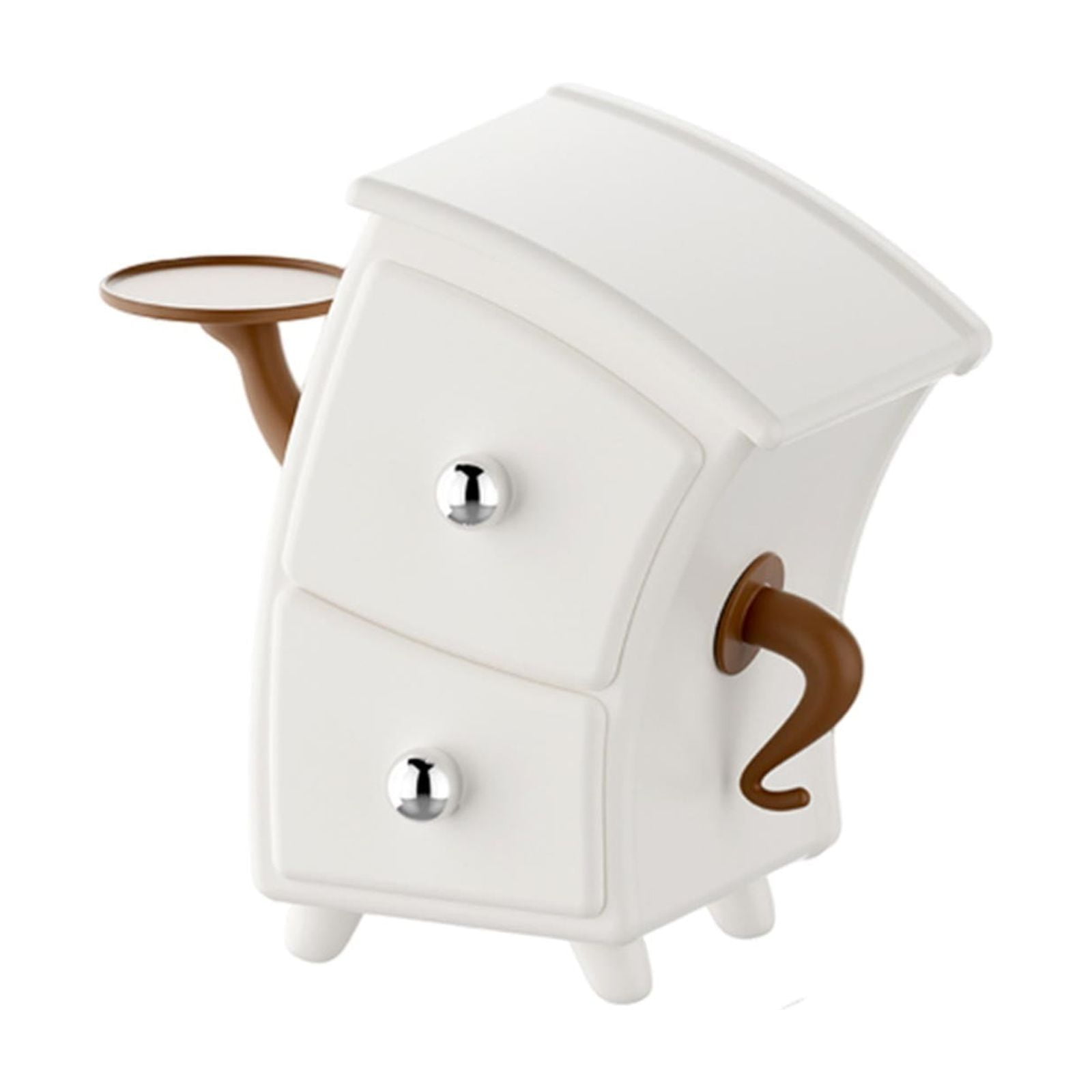 DefiDgd Desktop Storage Box Drawer Style Plastic Snack Storage Cabinet ...