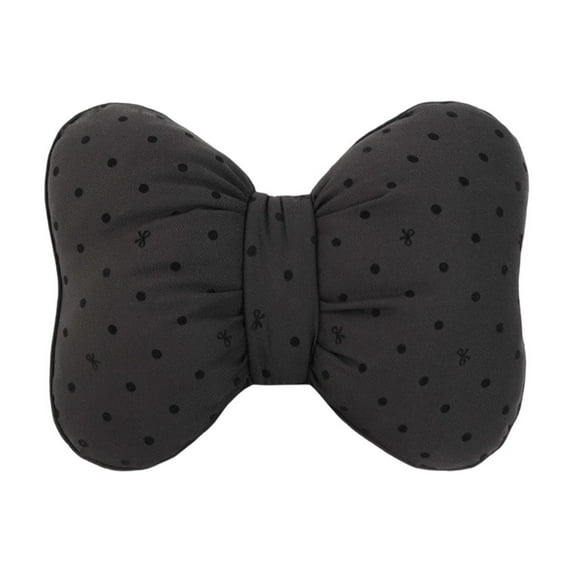 DefiDgd Dotted Soft Plush Bow Throw Pillows,Cute Bowknot Shaped Pillow ...