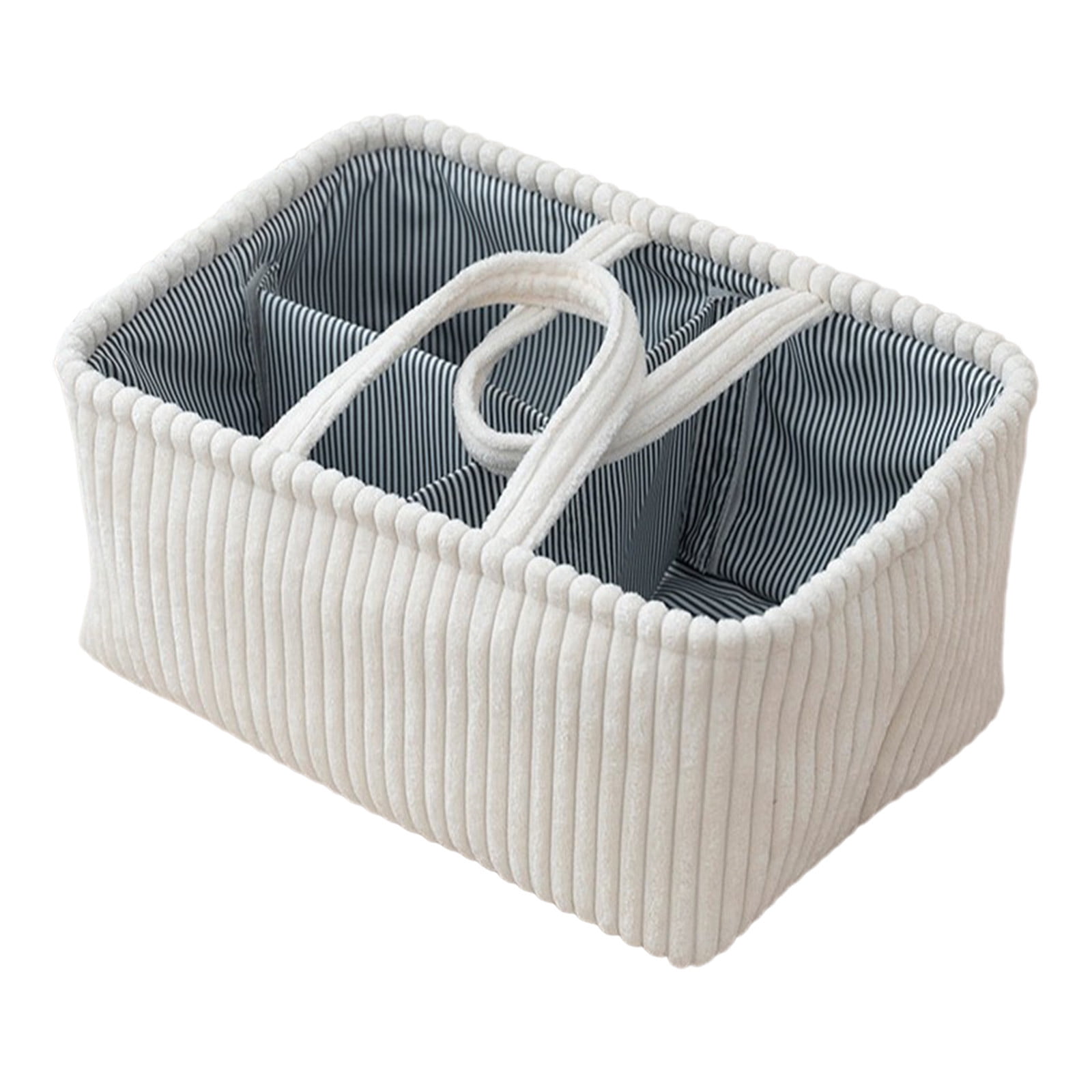 DefiDgd Fabric Storage Baskets,3 Compartment Multi-Functional Closet ...
