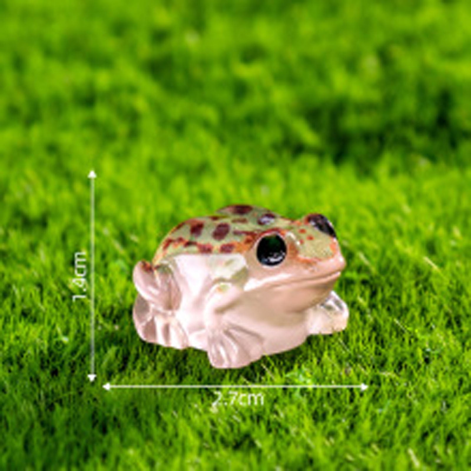 DefiDgd Mini Resin Frogs,Miniature Figurines Table Decoration,Tiny Frog ...