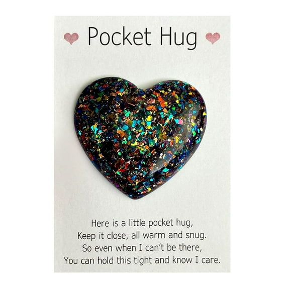 DefiDgd Pocket Hug Heart with Greeting Cards for Her,Little Heart ...