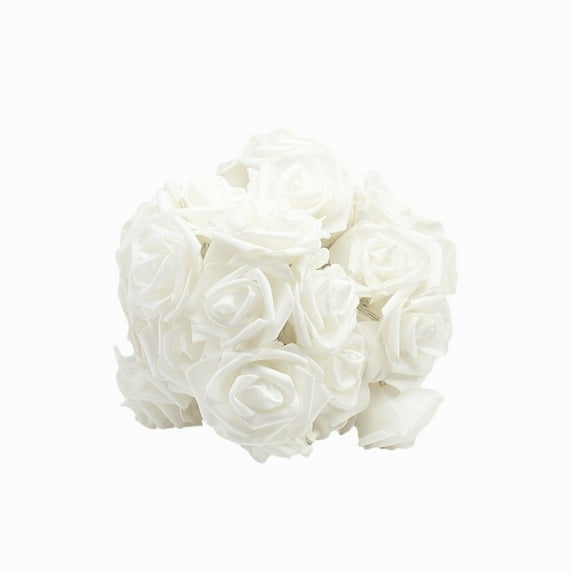 DefiDgd Rose Flower String Lights,Battery Operated Rose Fairy Lights ...