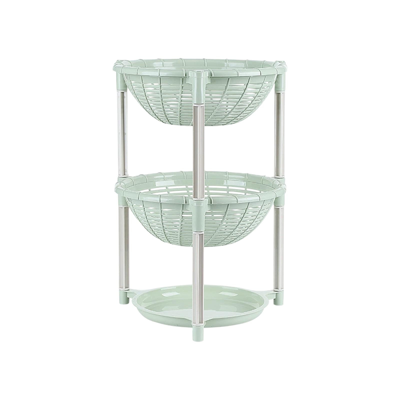 DefiDgd Storage Stand Three-Layer Storage Basket Home Decor,Adjustable ...