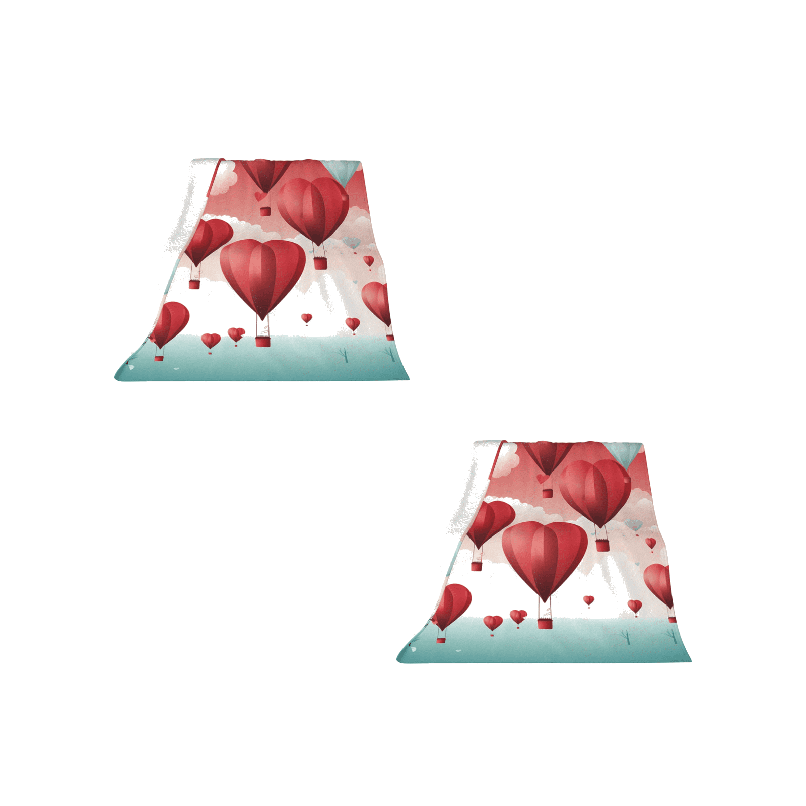 DefiDgd Valentine's Day Soft Love Heart Blanket,Warm and Cozy Throw ...