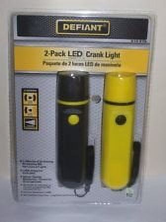 Defiant 2-pack Crank LED Light - Walmart.com