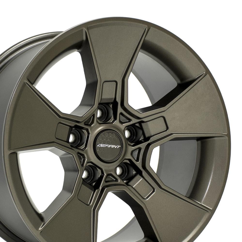 Defiant Wheels 17 inch Rims Fits Cherokee Wrangler 5x127 DF02 17x8.5 ...