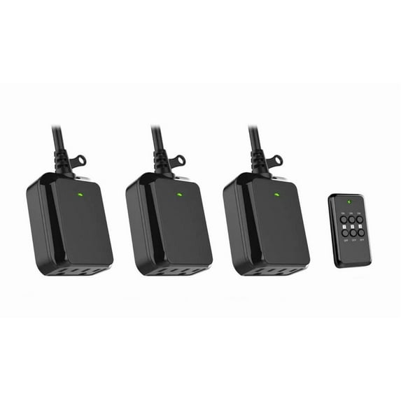 Defiant Wireless Indoor/Outdoor 3-Receiver Remote Control Landscape ...