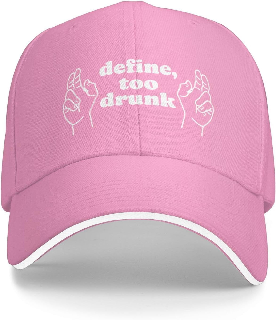 Define Too Drunk Trucker Hat Baseball Cap Funny Outdoor Travel Dad Caps ...