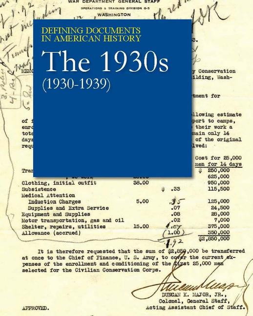 Defining Documents in American History: The 1930s (1930-1939): Print ...