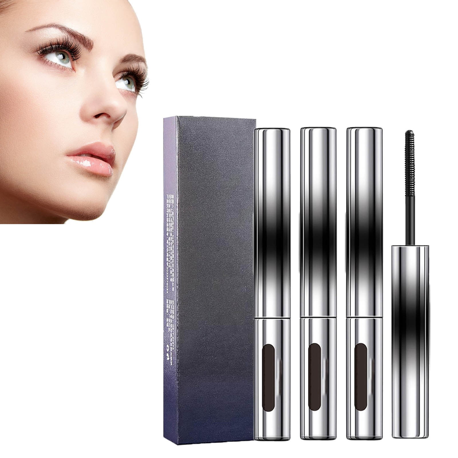 DefiningVolumizing Long Wearing 1PC/2PC/3PC/5PC/7PC Curling 3D Curling Eyelash Bristleless ...