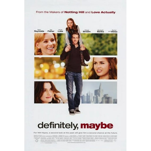 Definitely, Maybe Movie Poster (11 x 17) - Walmart.com