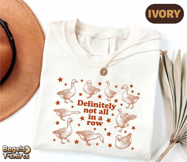 Definitely Not In Row Saying T-Shirt - Walmart.com