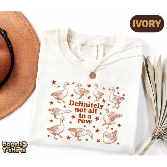 Definitely Not In Row Saying T-Shirt - Walmart.com