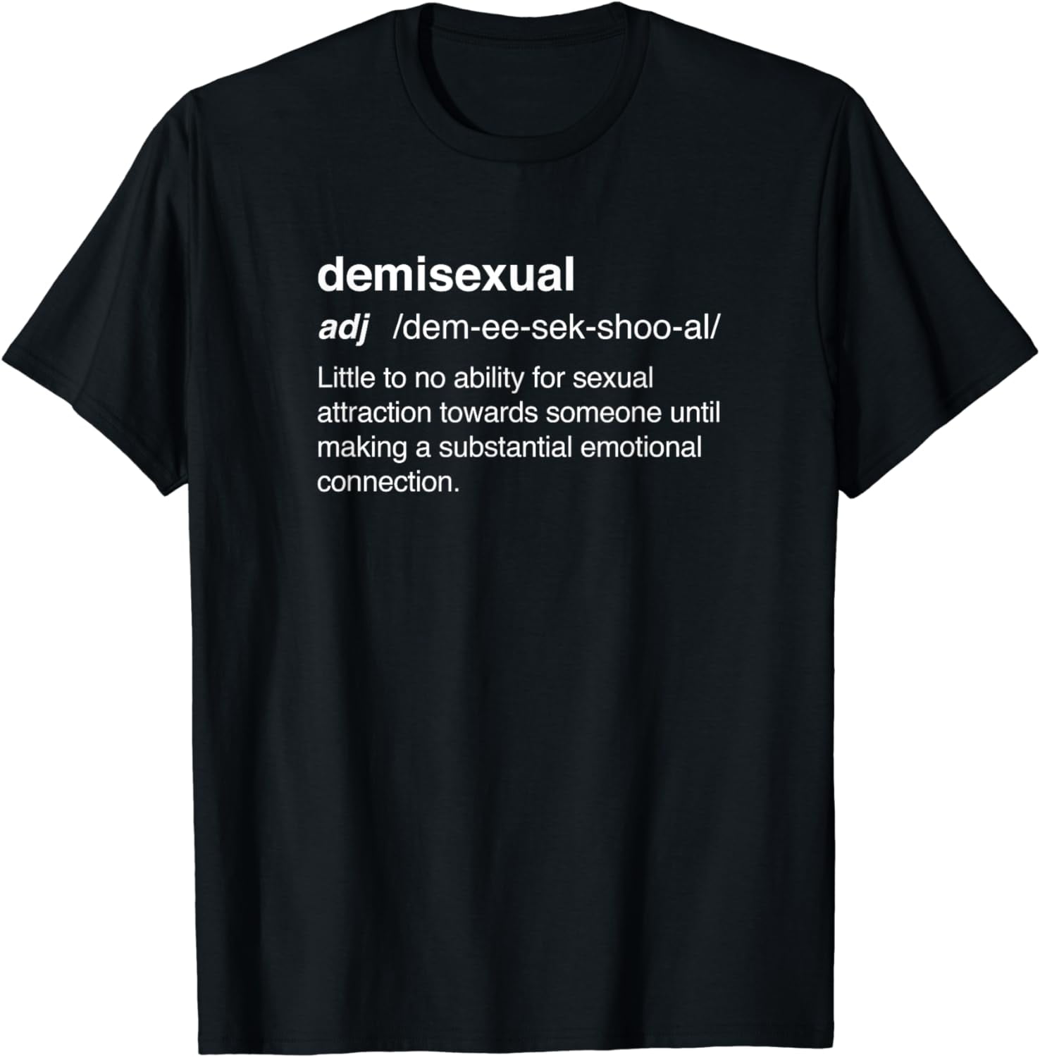 Definition - Demisexual Pride Flag / Demisexual T-Shirt - Walmart.com