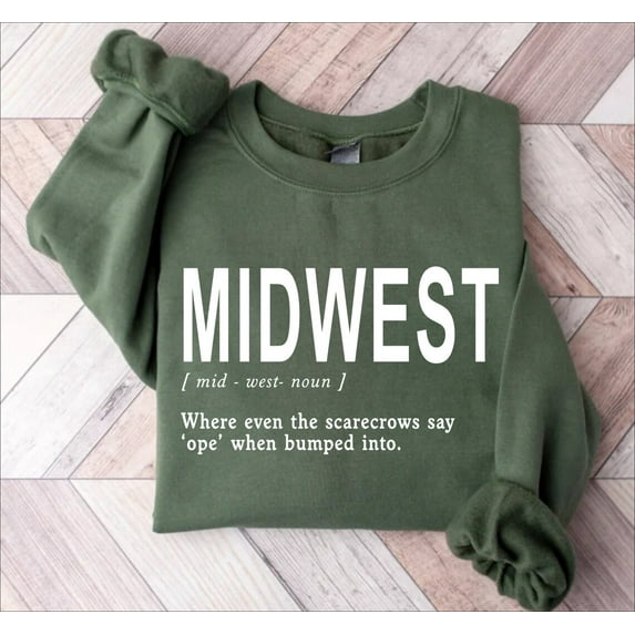 Definition Midwest Sweatshirt, Dictionary Midwest Shirt, Trendy ...