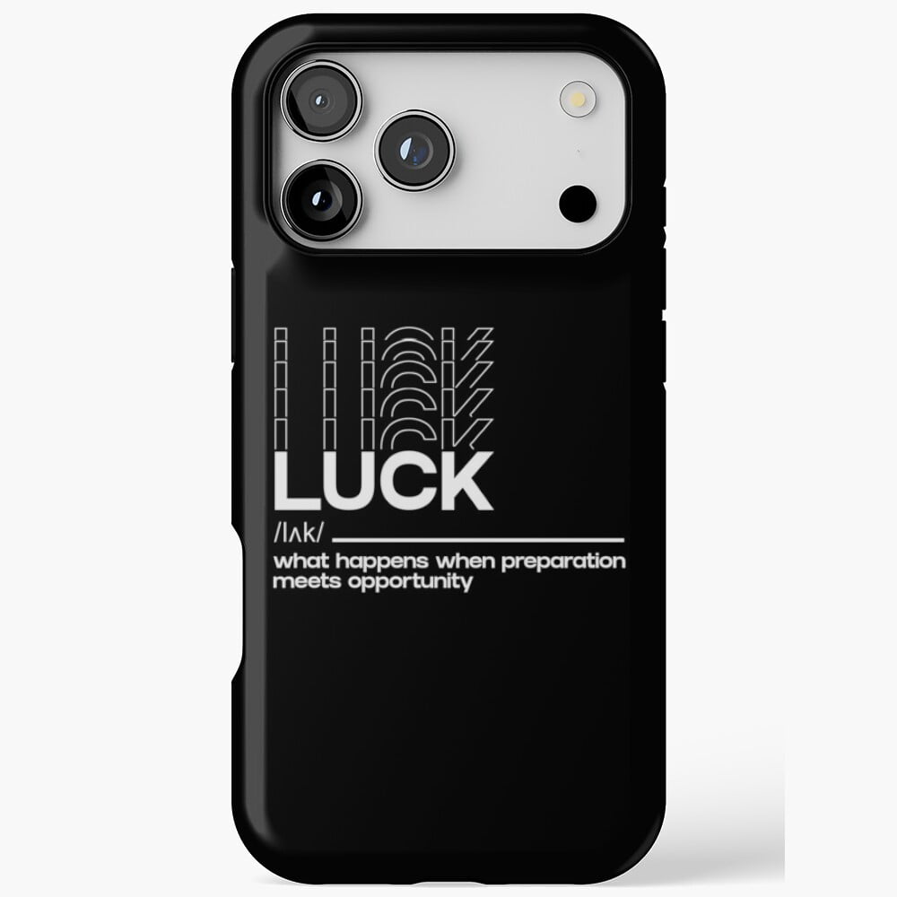 Definition Of Fortune Typography Art iPhone Case 17 11 12 13 14 15 16 ...