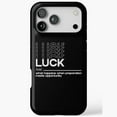 Definition Of Fortune Typography Art iPhone Case 17 11 12 13 14 15 16 ...