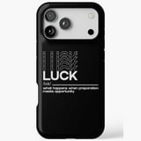 Definition Of Fortune Typography Art iPhone Case 17 11 12 13 14 15 16 ...