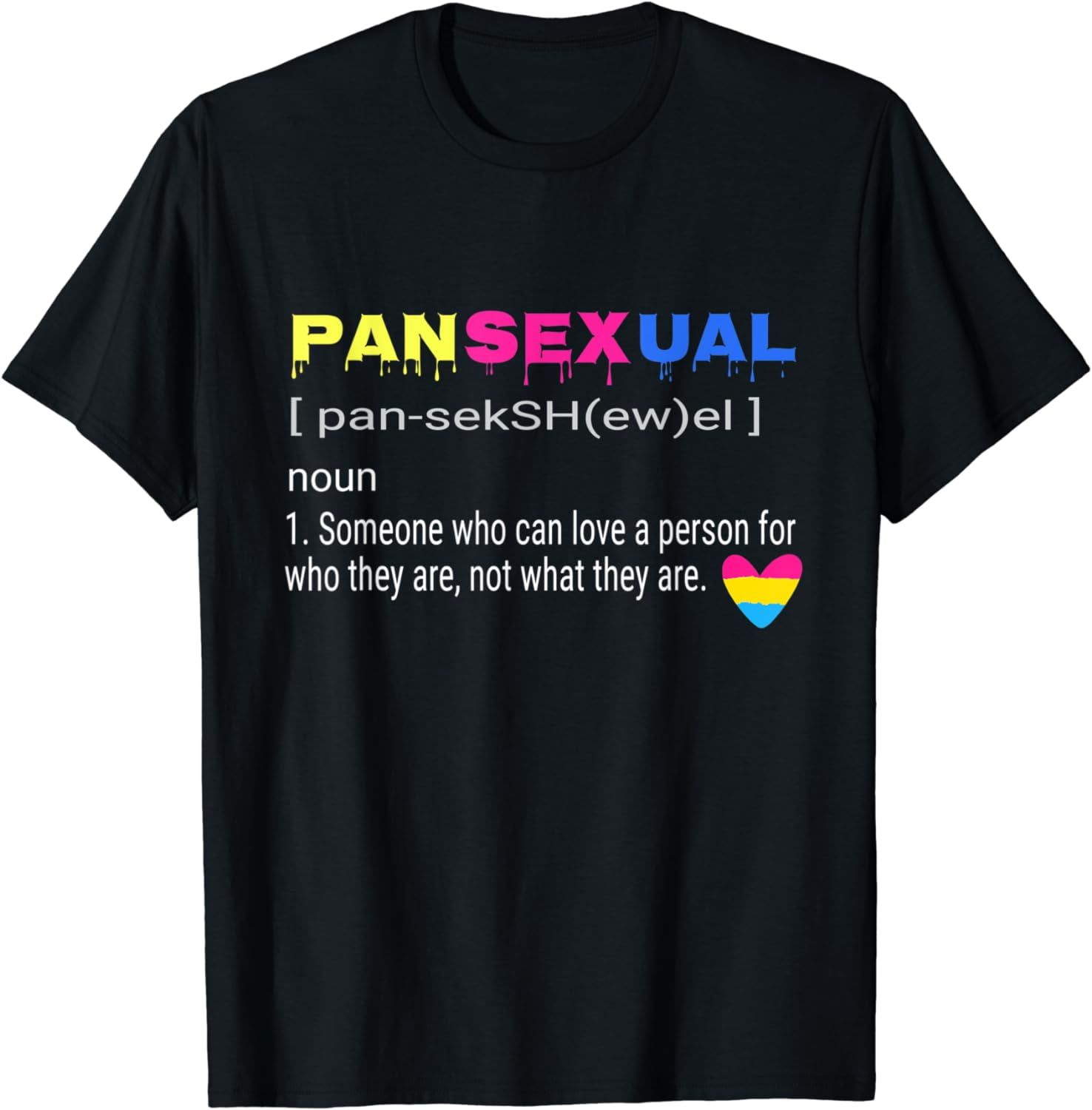 Definition Pansexual Shirt Cute Omnisexual Pride Lgbti Tee T Shirt