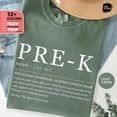 Definition Pre K Teacher Shirt Preschool Educator T Shirt Early ...
