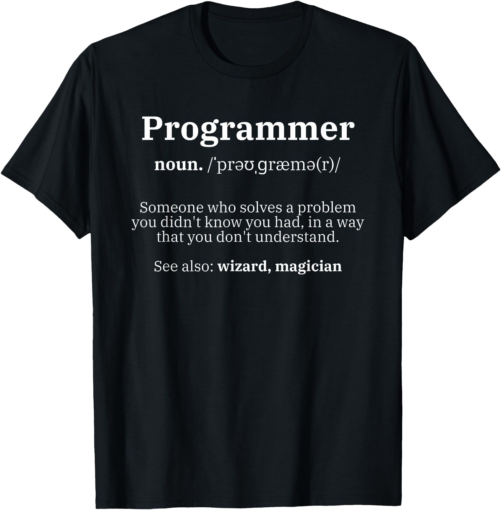 Definition Programmer Meaning - Computer Science & Coding T-Shirt ... Definition Programmer Meaning - Computer Science & Coding T-Shirt ...