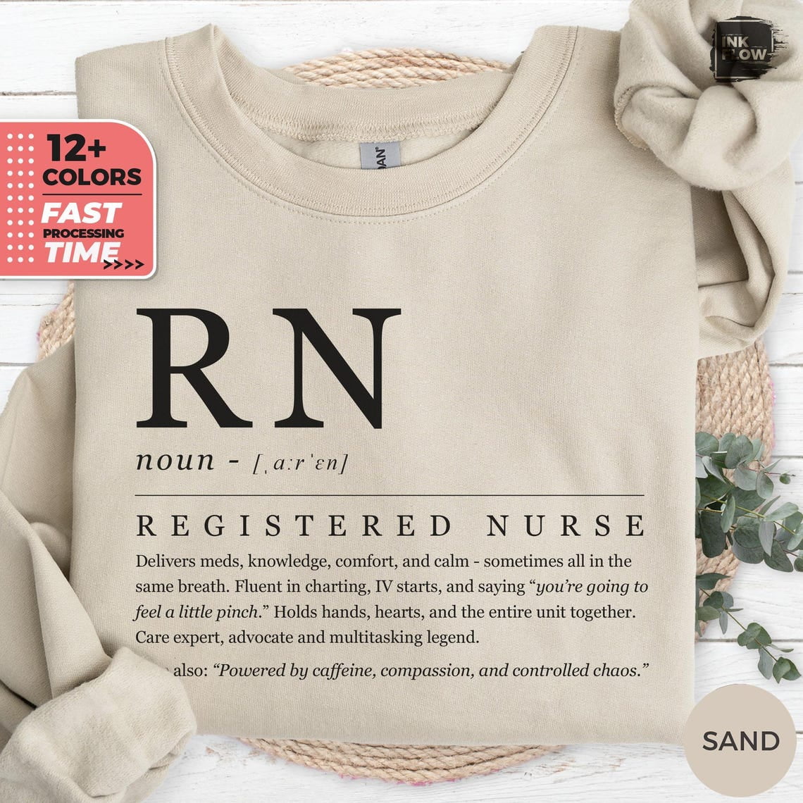 Definition RN Nurse Sweatshirt, Registered Nurse Sweater, Medical Humor ...