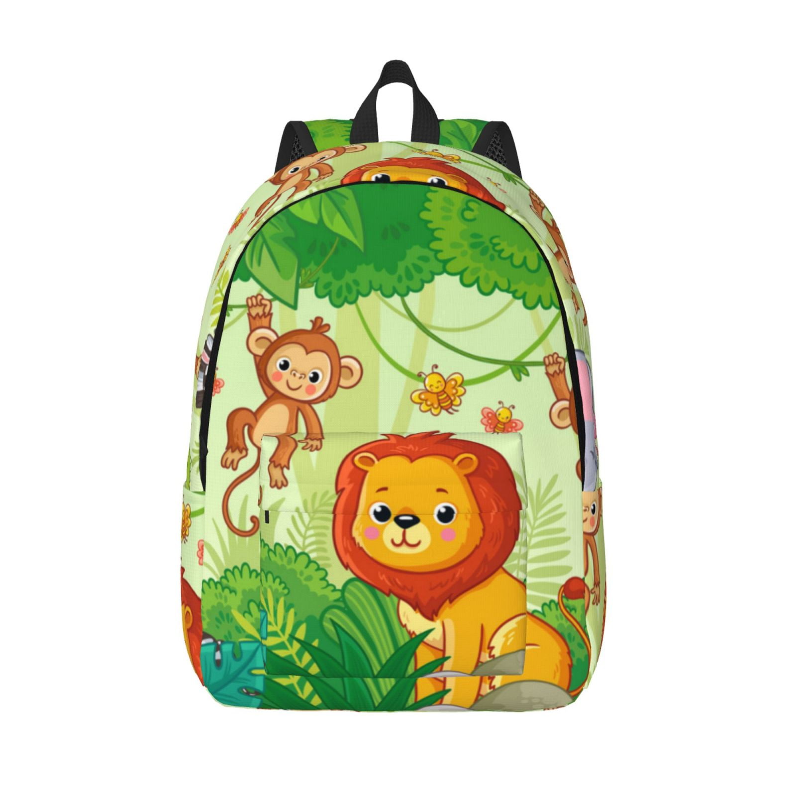 Defioc African Animals in the Jungle for Canvas Backpack,Travel ...