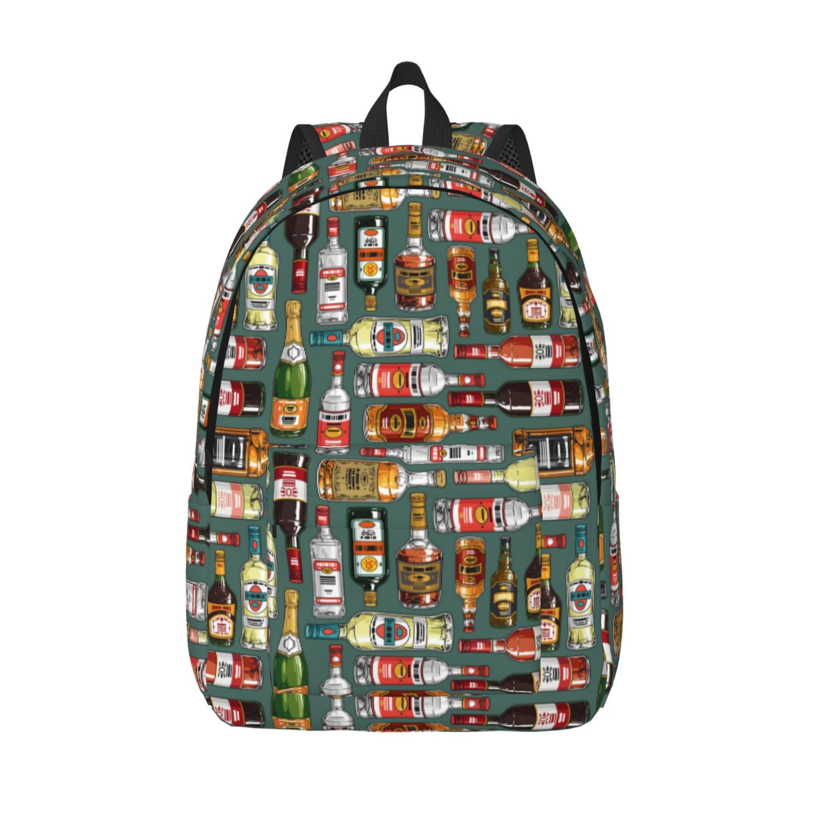 Defioc Alcohol Bottles for Canvas Backpack,Travel Rucksack Unisex ...