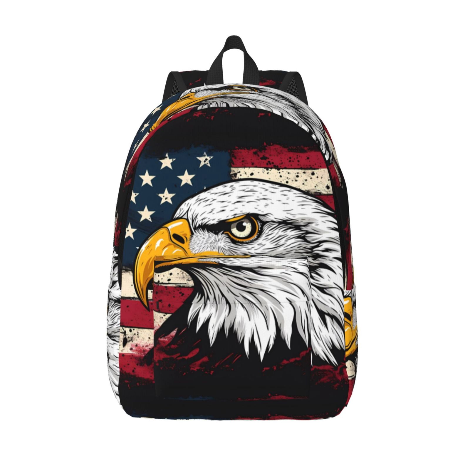 Defioc American Bald Eagle for Canvas Backpack,Travel Rucksack Unisex ...