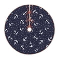 Defioc Anchor for Christmas Tree Skirt Snowman Xmas Tree Skirt ...