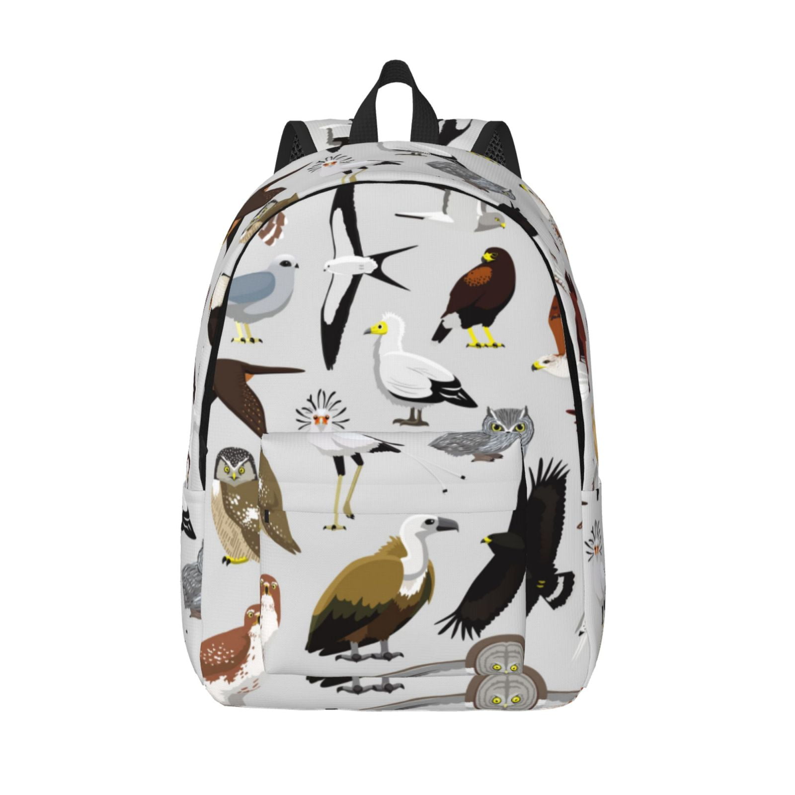 Defioc Animal Bird for Canvas Backpack,Travel Rucksack Unisex Knapsack ...