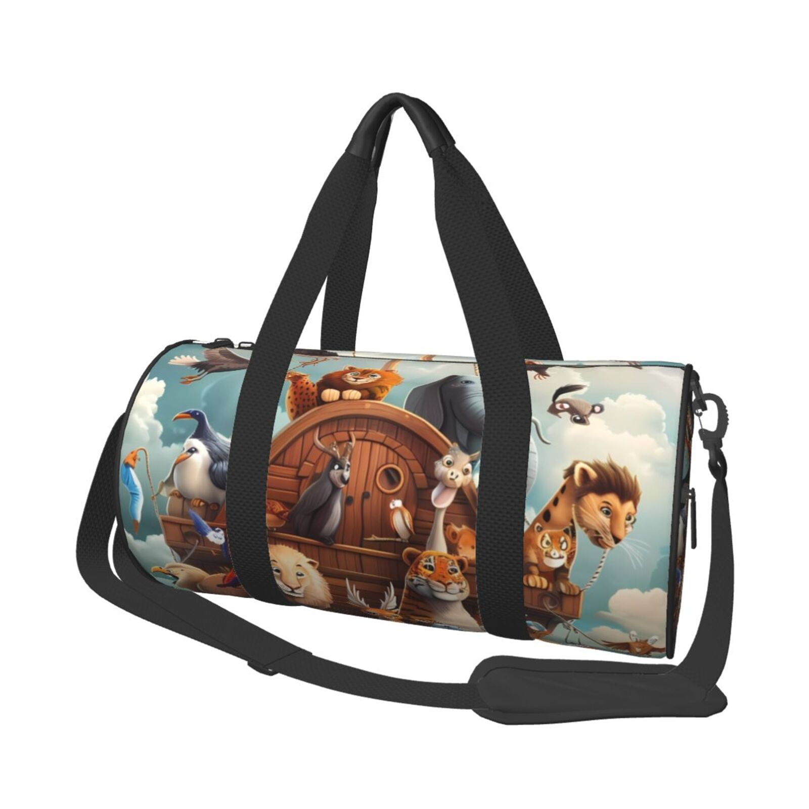 Defioc Animal Filled Noahs Ark for Travel Duffle Bag,Weekender Bag ...