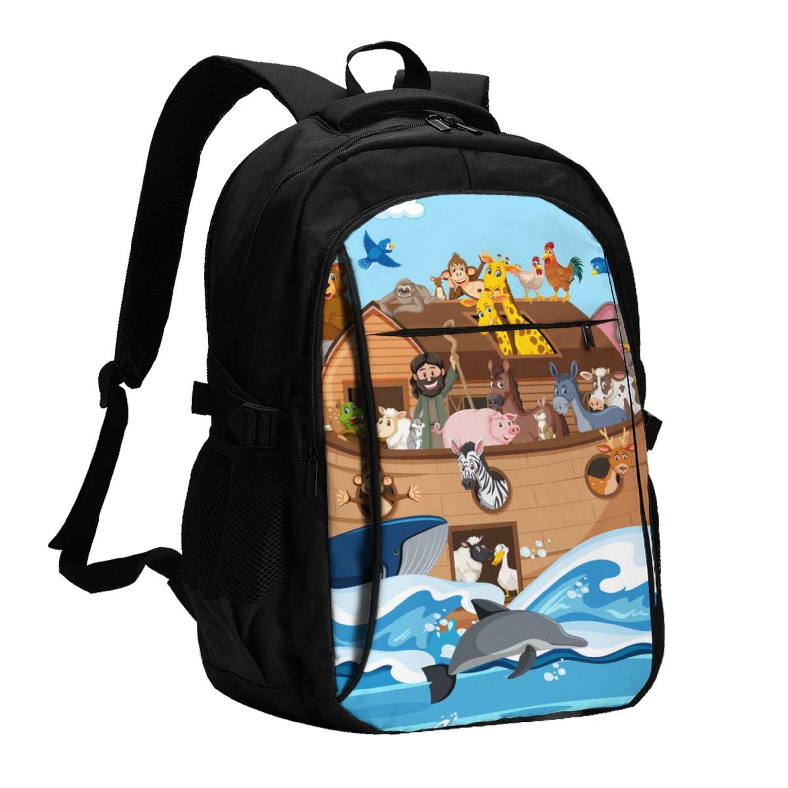 Defioc Animals on Noah's Ark Floating for Travel Backpack for Women,15. ...