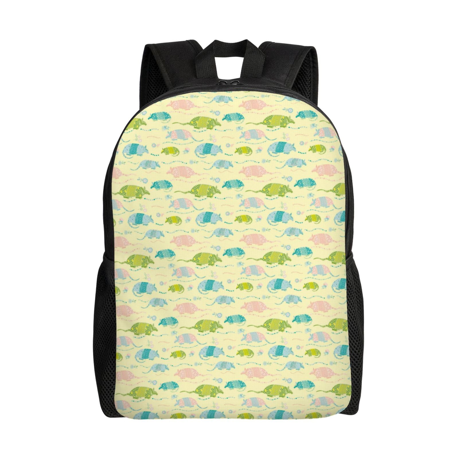 Defioc Armadillo Floral Print Backpack -Travel,or Work Bookbag Daypacks ...