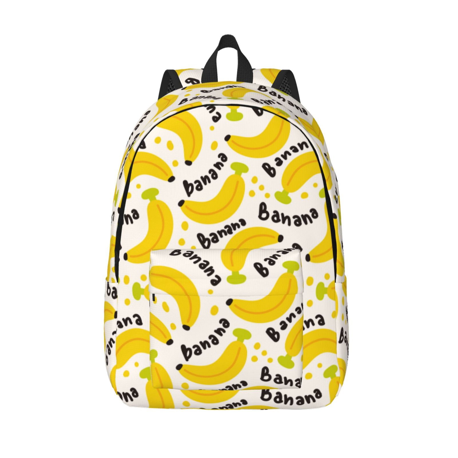 Defioc Banana Fruit for Canvas Backpack,Travel Rucksack Unisex Knapsack ...