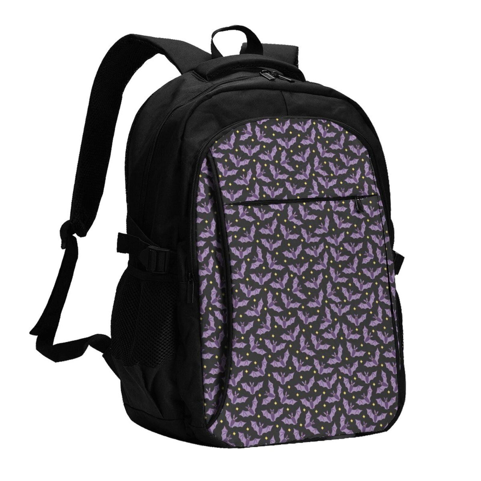 Defioc Bat Purple for Travel Backpack for Women,15.6 inch Laptop ...