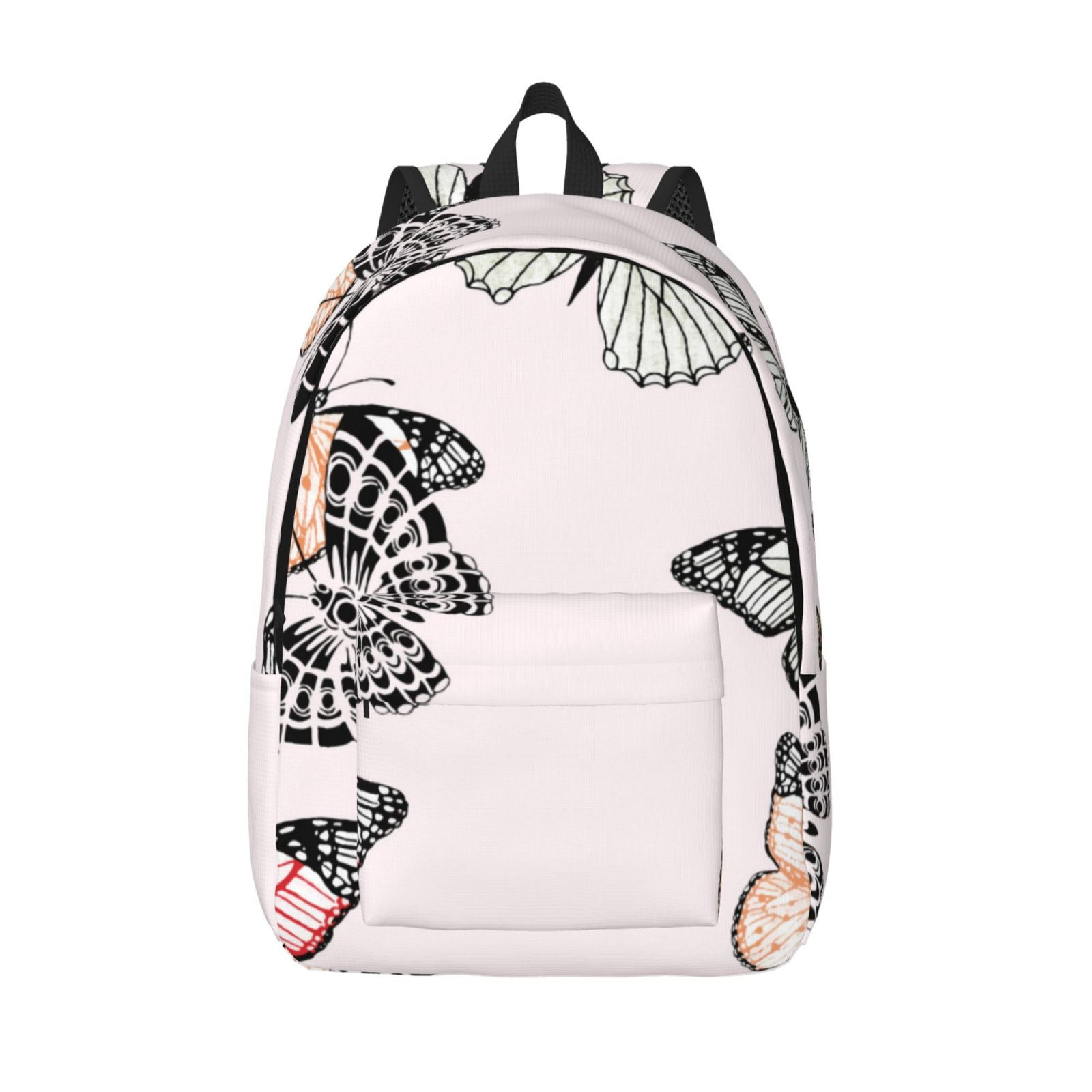 Defioc Beautiful Butterfly for Canvas Backpack,Travel Rucksack Unisex ...