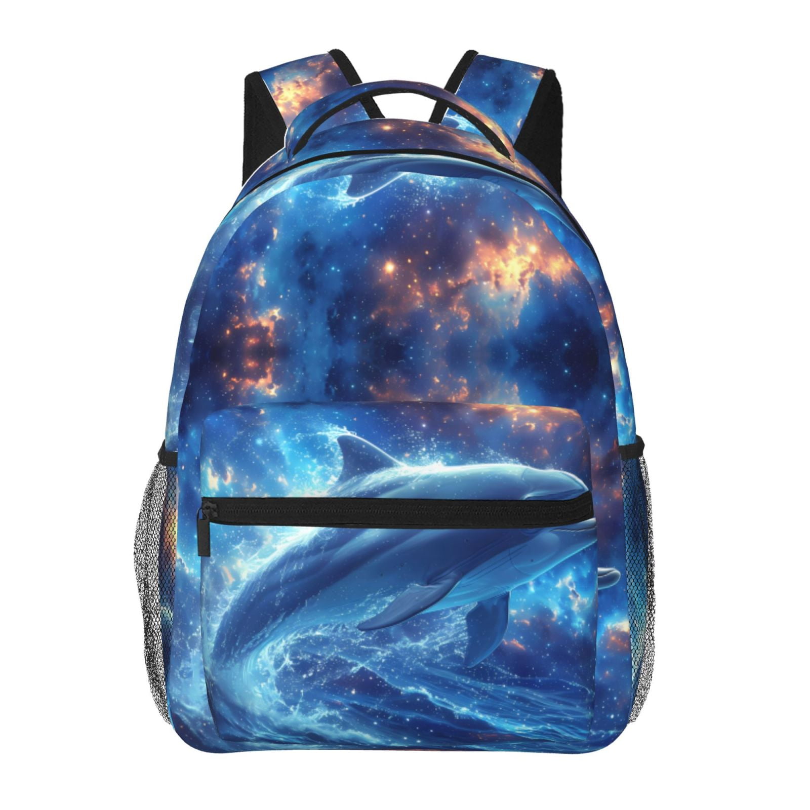 Defioc Beautiful Ocean Dolphin Pattern Laptop Backpack,Travel Backpack ...