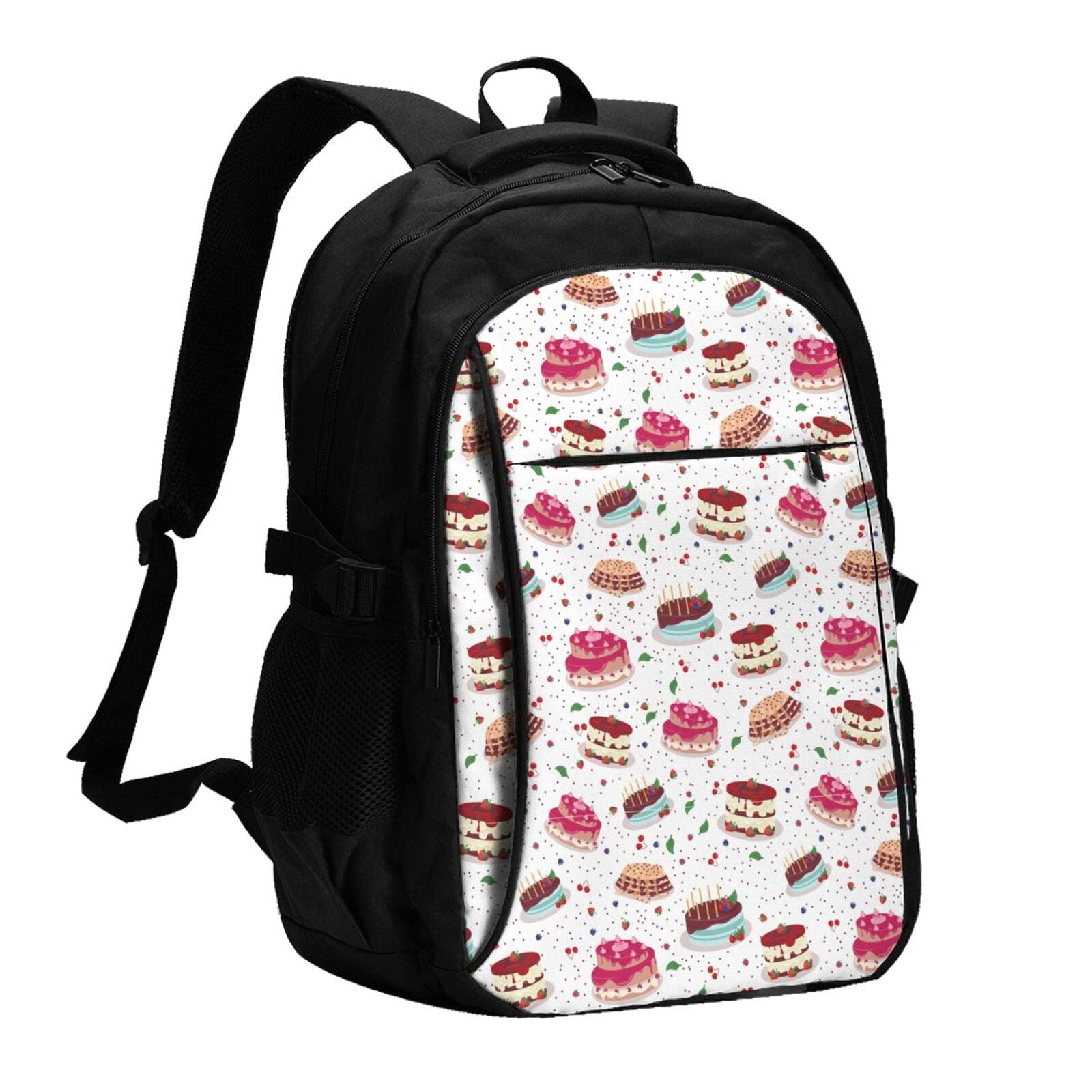 Defioc Birthday Cake for Travel Backpack for Women,15.6 inch Laptop ...