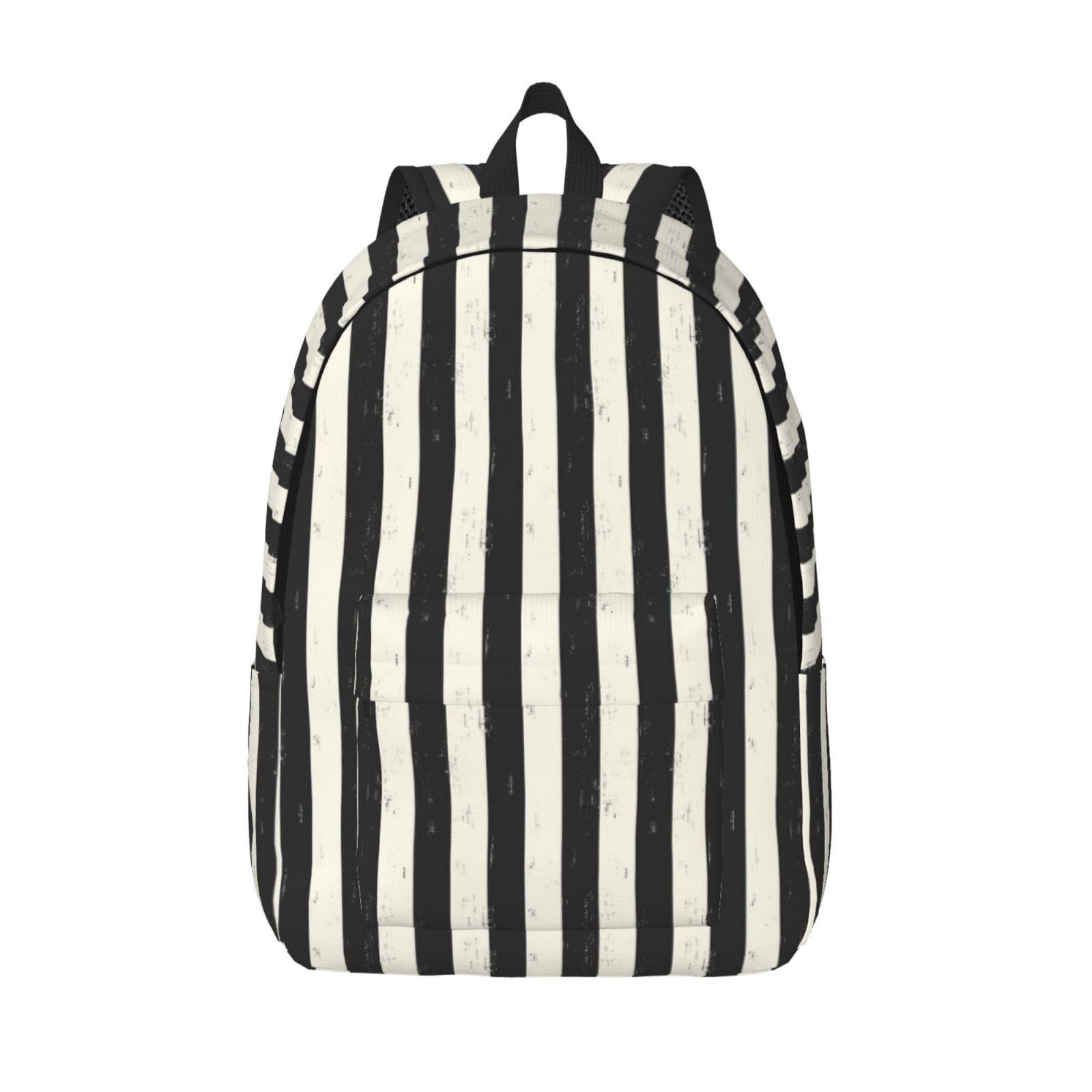 Defioc Black And White Thick Stripes for Canvas Backpack,Travel ...