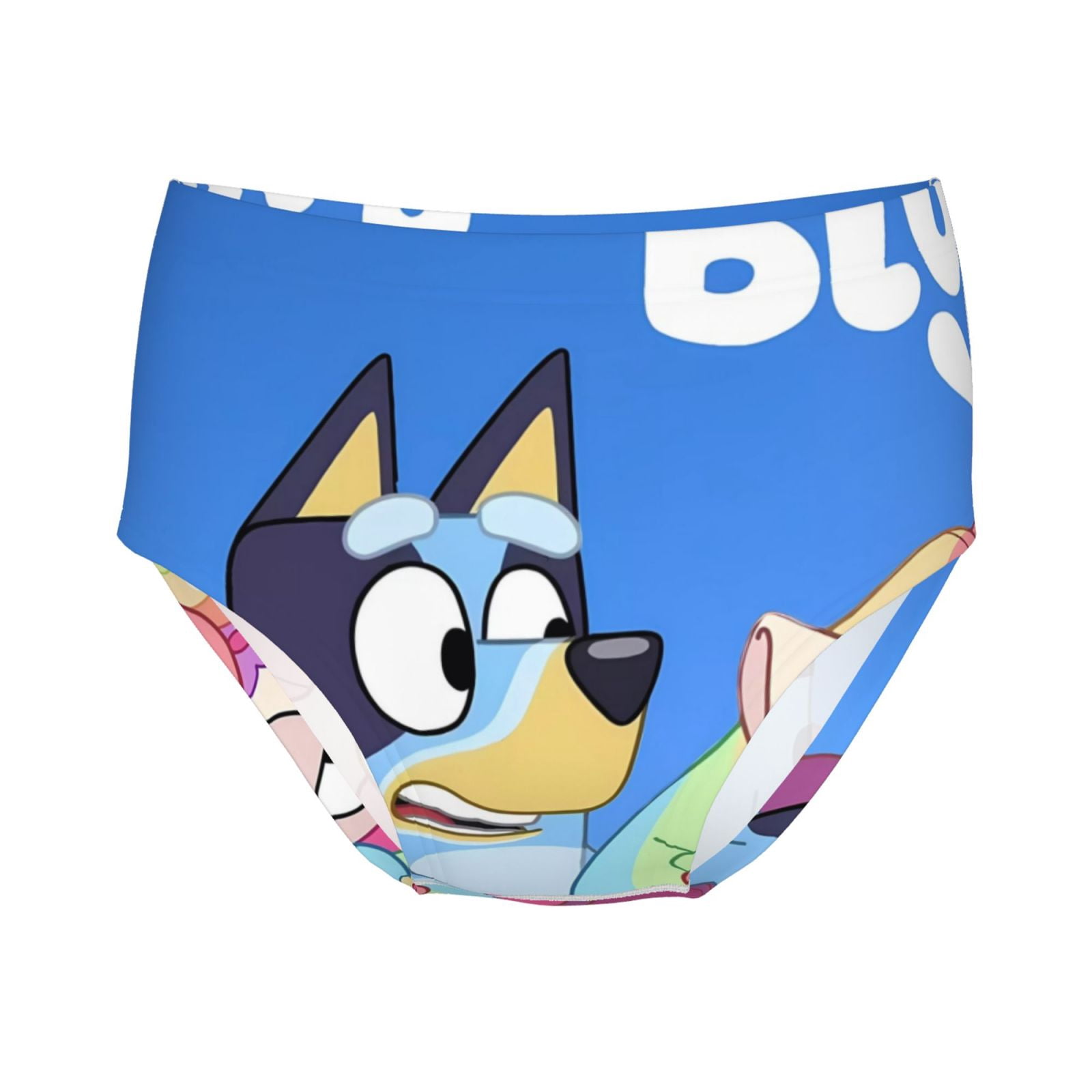 Defioc Bluey Pattern Girls Underwear Stretch Cotton Panties For Girls