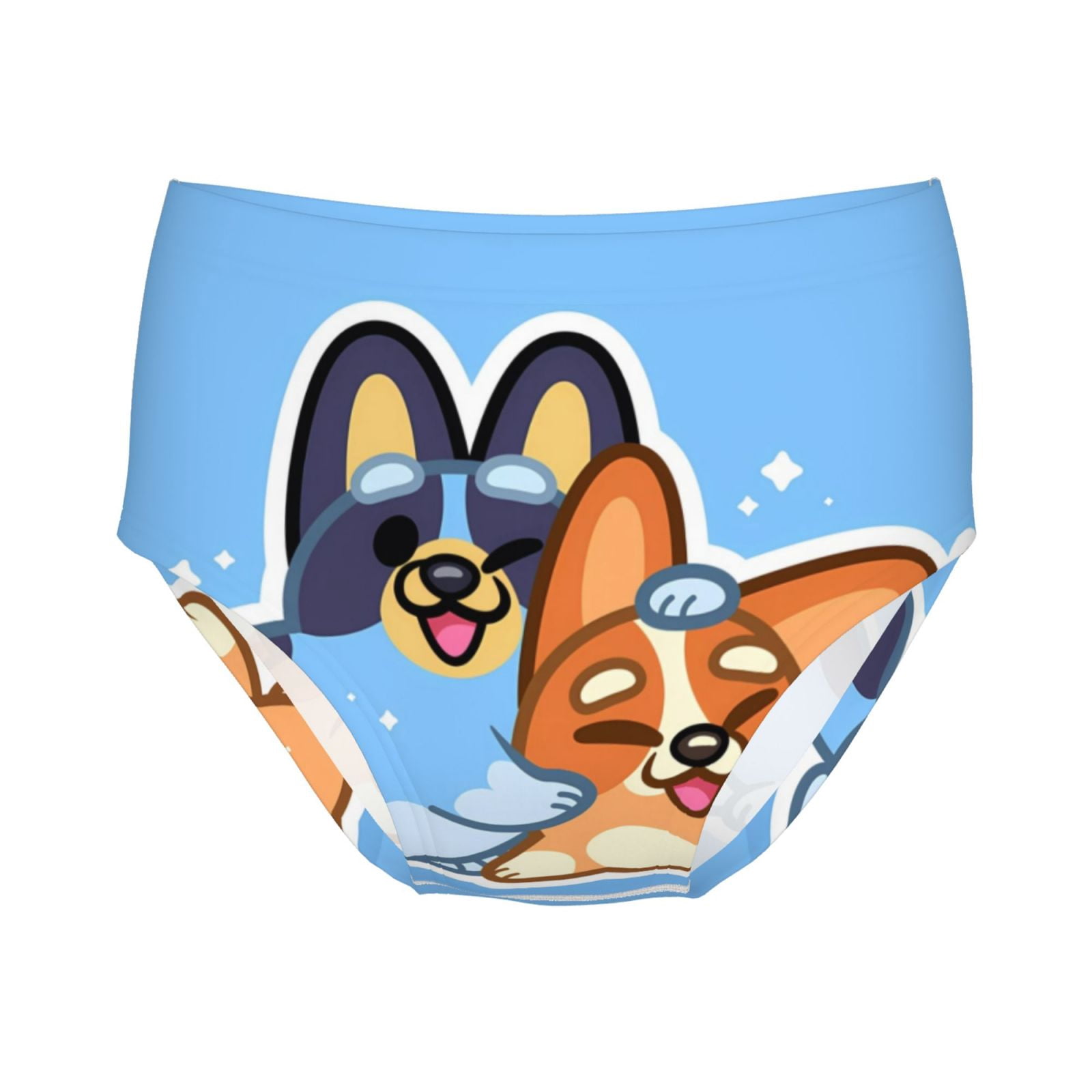 Defioc Bluey Pattern Girls Underwear Stretch Cotton Panties For Girls