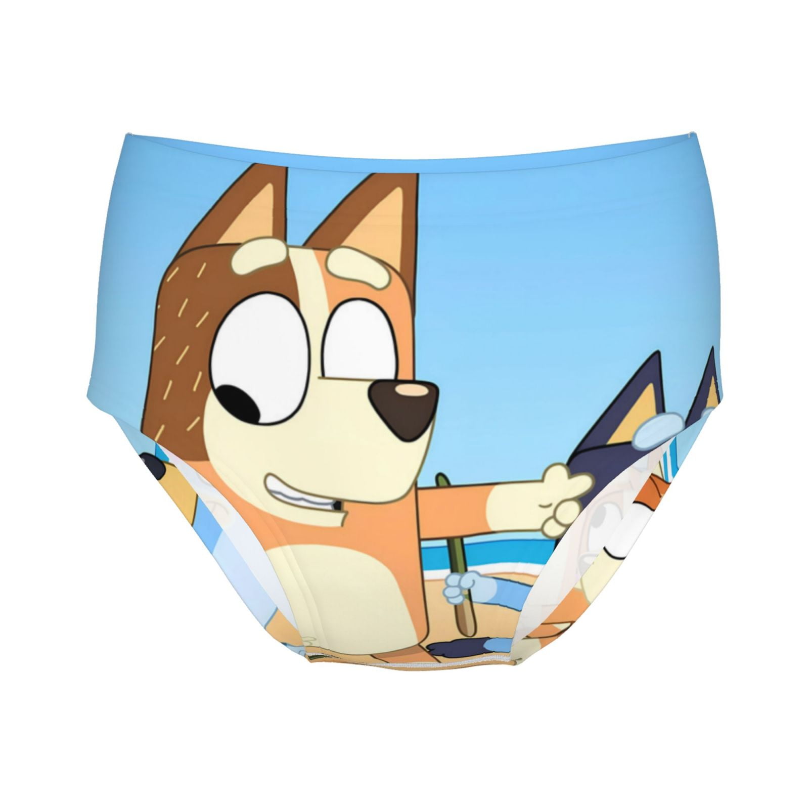 Defioc Bluey Pattern Girls Underwear Stretch Cotton Panties For Girls