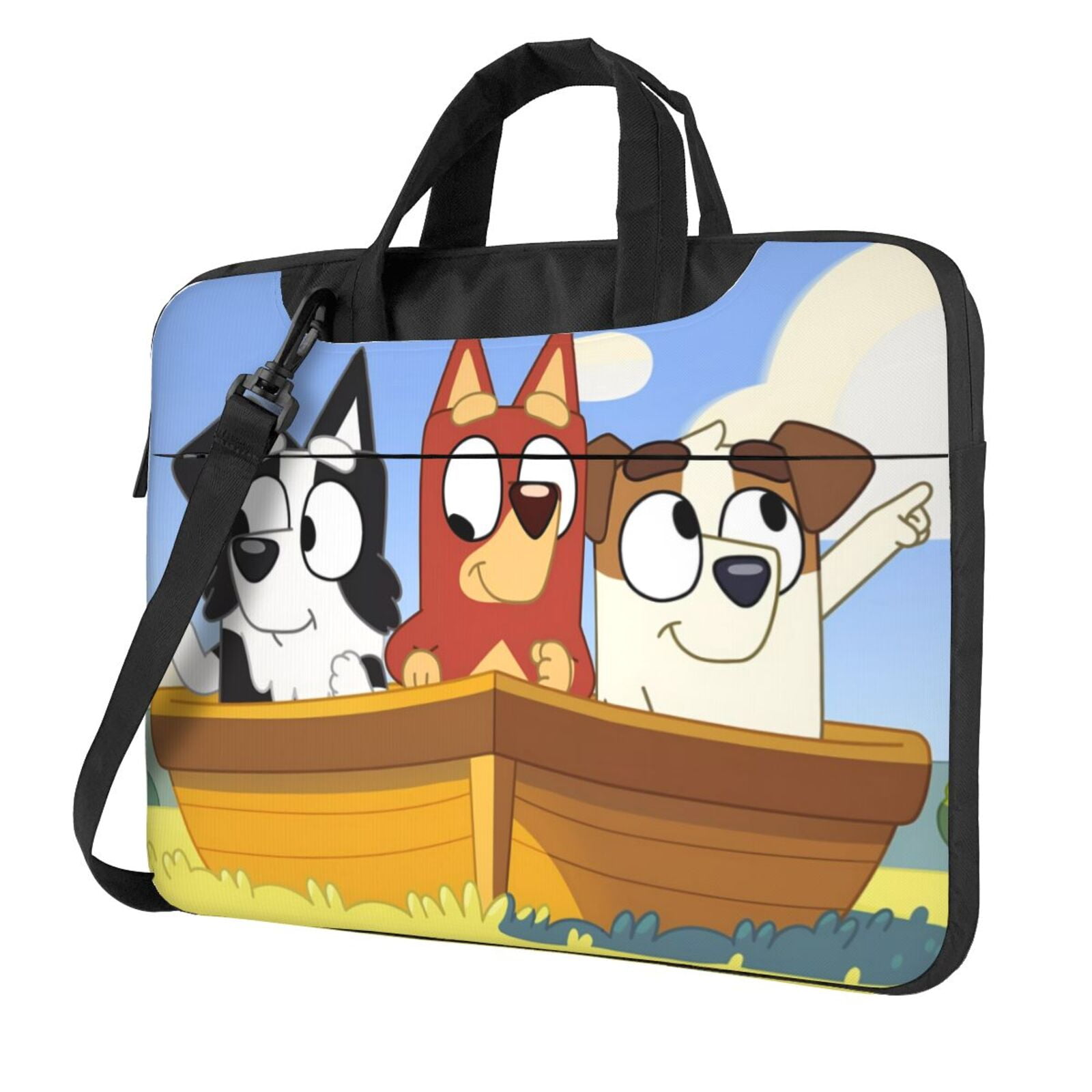 Defioc Bluey Pattern Laptop Sleeve Case, Laptop Cover Briefcase ...