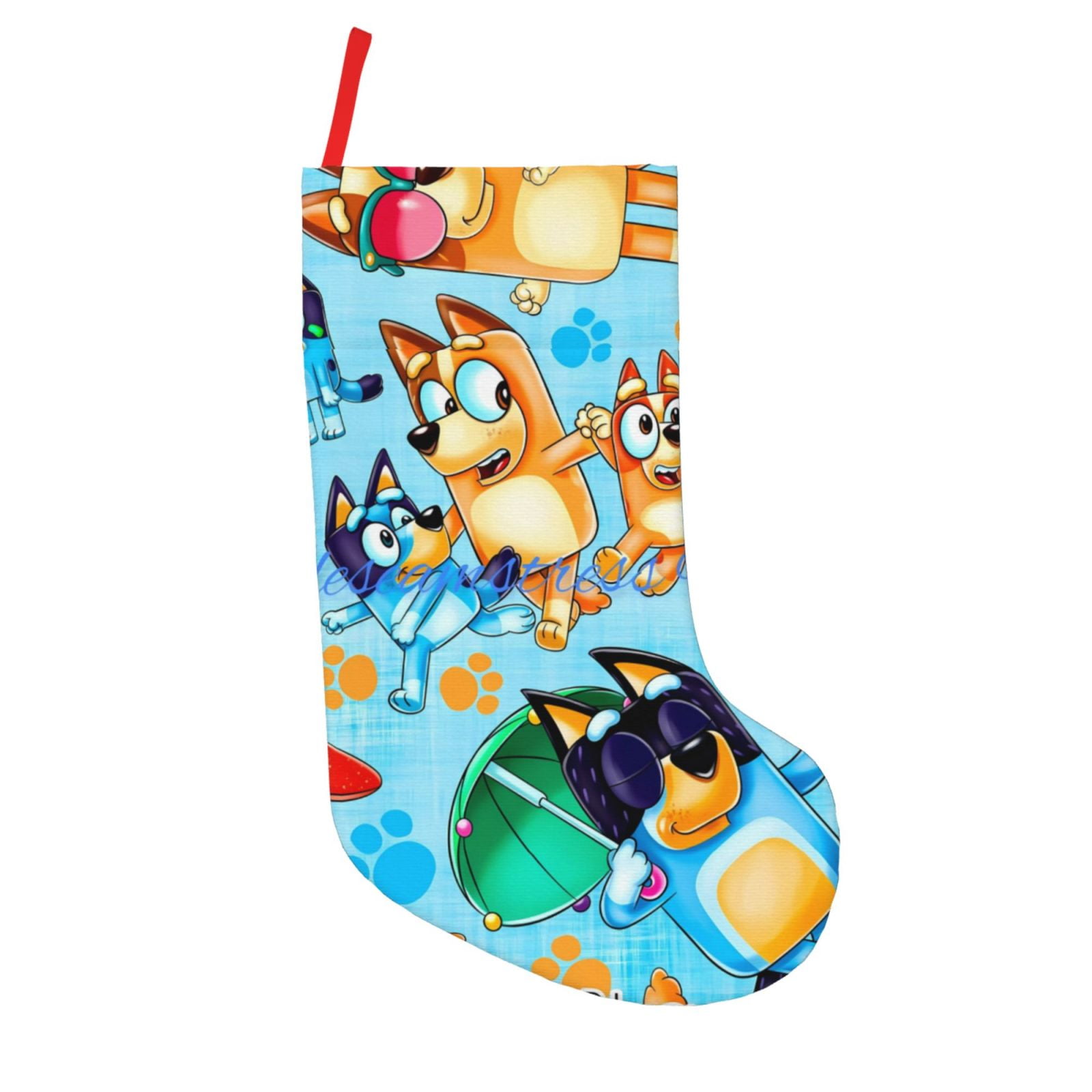 Defioc Bluey for Christmas Stockings 18" Personalized Holiday Stocking ...