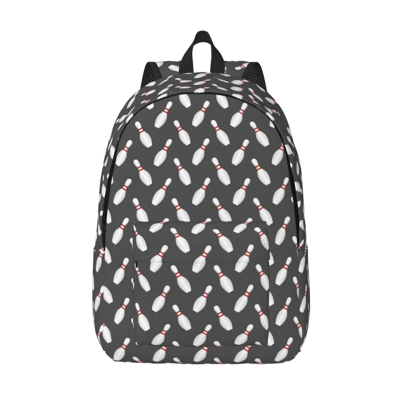 Defioc Bowling Pins for Canvas Backpack,Travel Rucksack Unisex Knapsack ...
