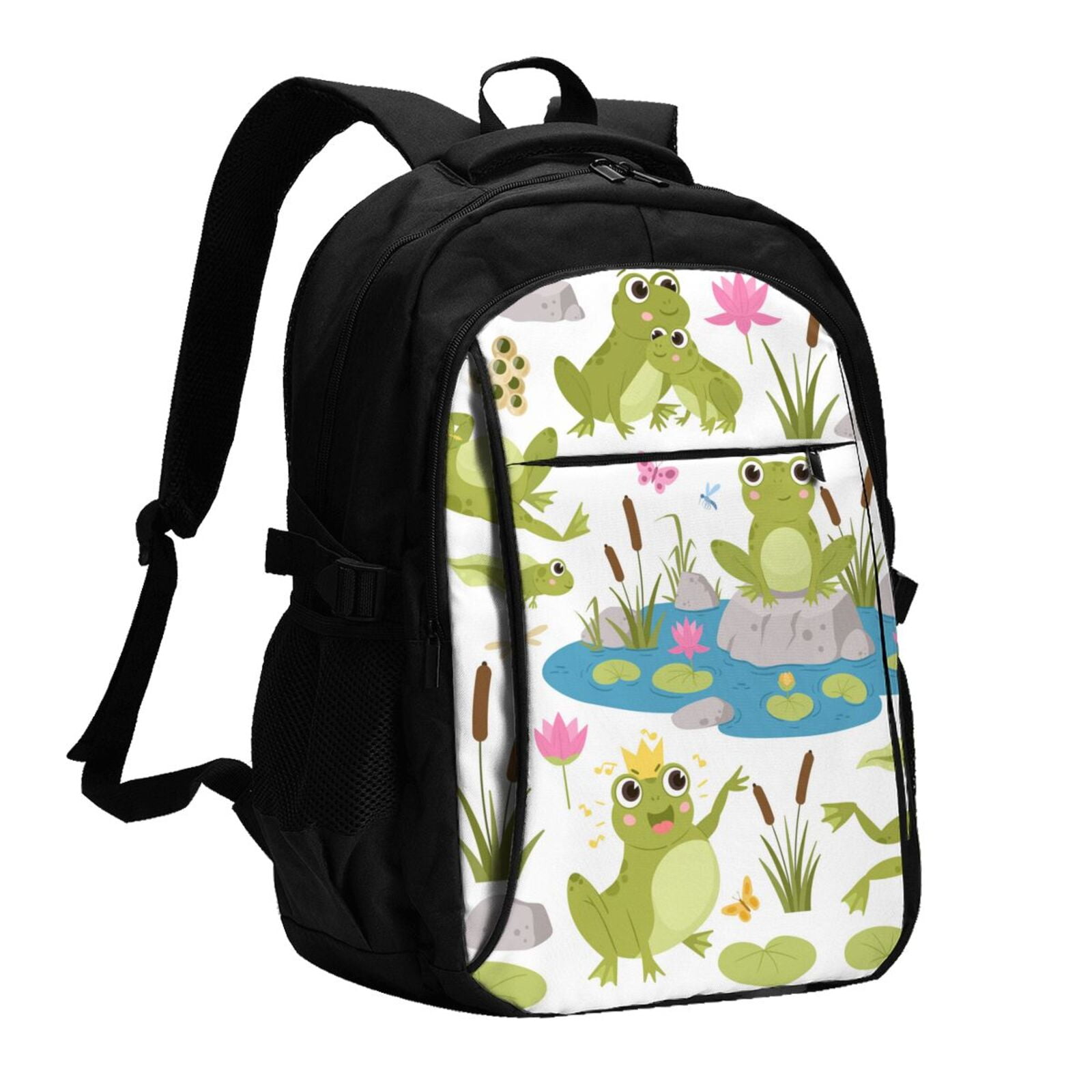 Defioc Cartoon Frogs for Travel Backpack for Women,15.6 inch Laptop ...