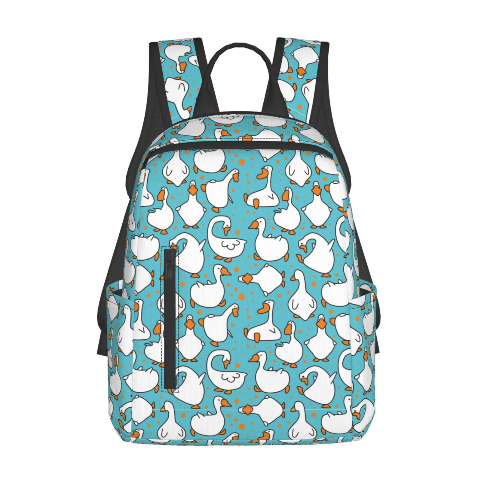 Defioc Cartoon Funny Goose Pattern Travel Laptop Backpack,Lightweight ...